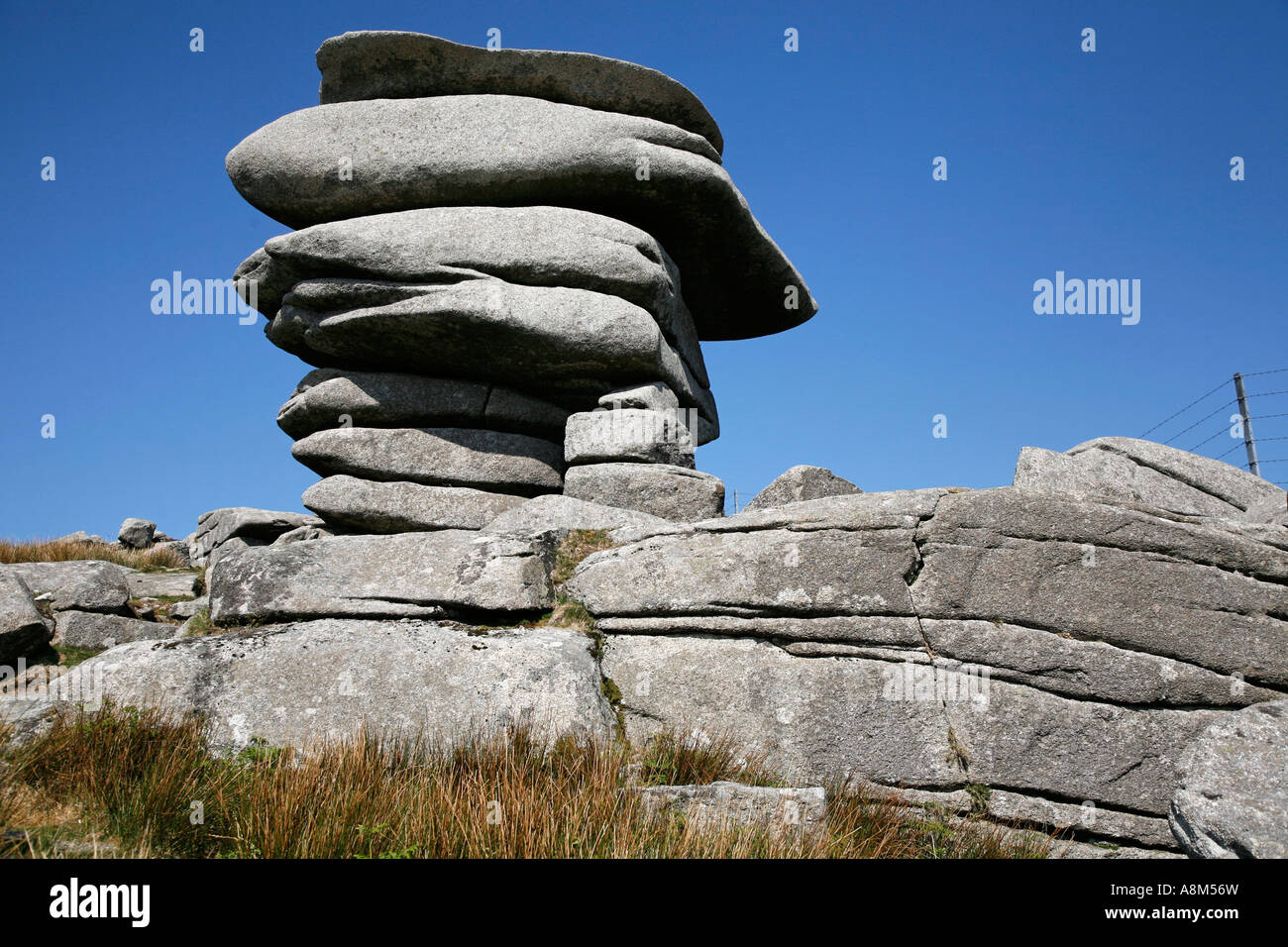The Cheesewring Stone Circles Bodmin Moor Cornwall England Britain UK ...