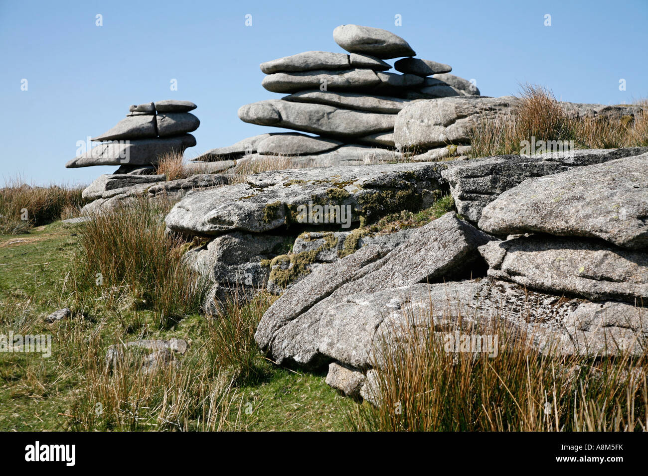 The Cheesewring Stone Circles Bodmin Moor Cornwall England Britain UK ...