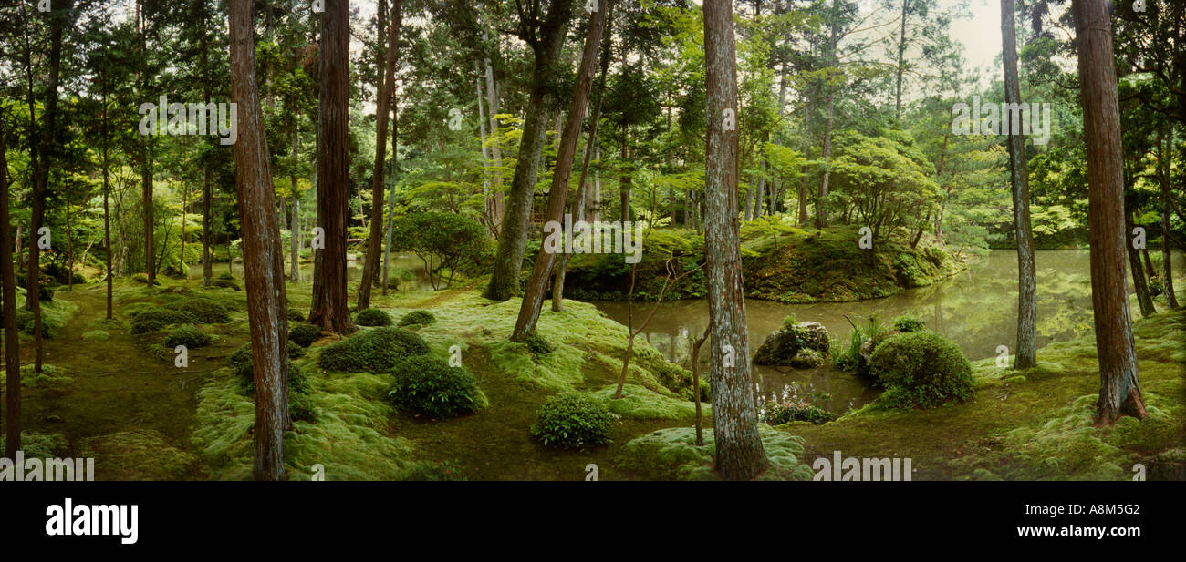 Gardens in Kyoto s Saiho ji Temple also known as Kokedera or Moss ...