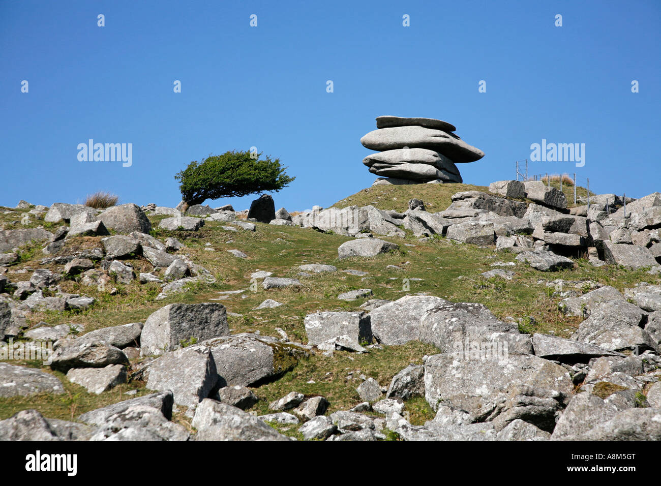 The Cheesewring Stone Circles Bodmin Moor Cornwall England Britain UK ...