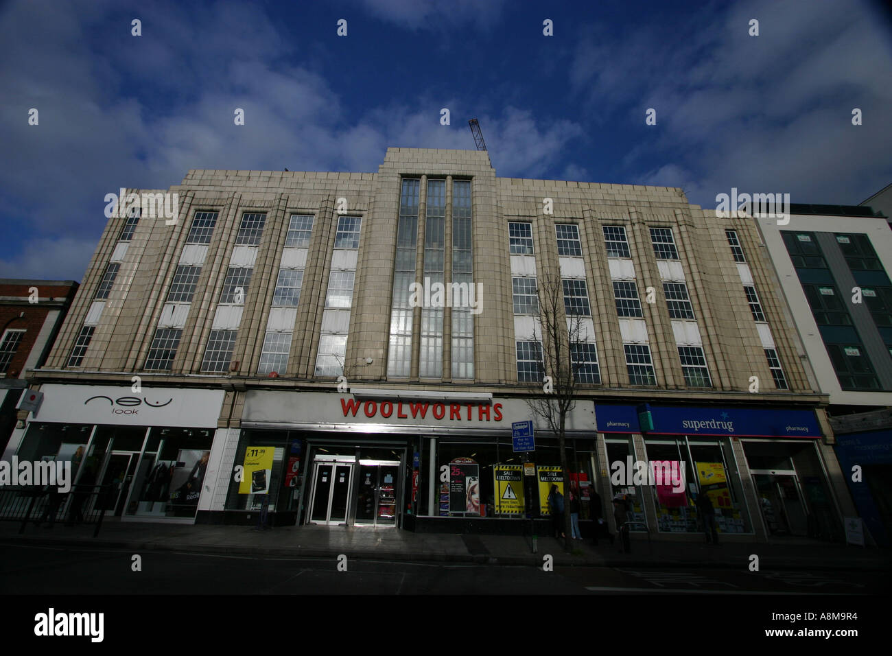 art deco Woolworths building West Ealing Stock Photo - Alamy