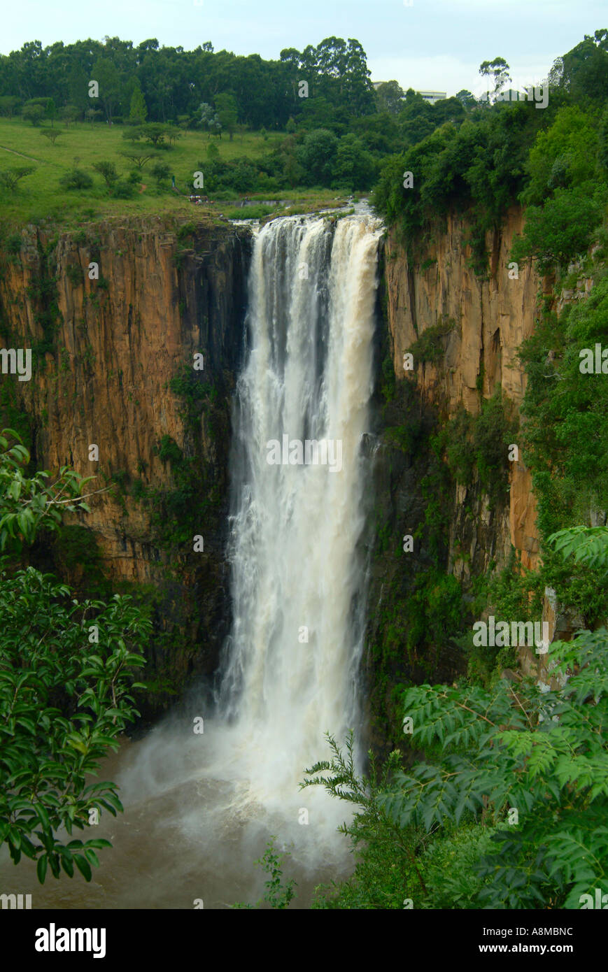 Waterfall on Umgeni River at Howick Kwazulu Natal South Africa Stock ...