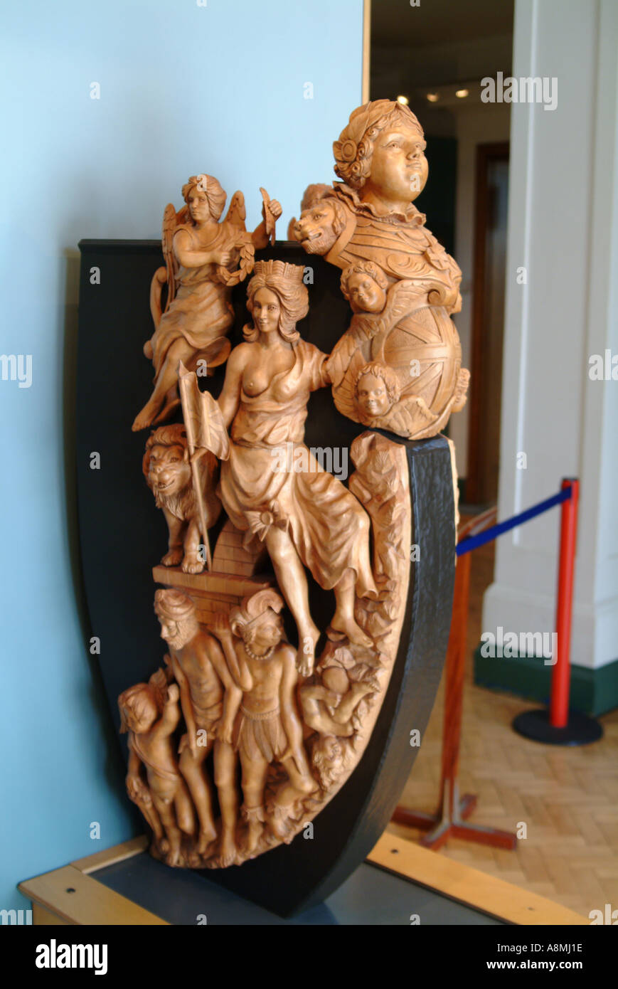 HMS Victory Original Figurehead Discription Stock Photo - Alamy