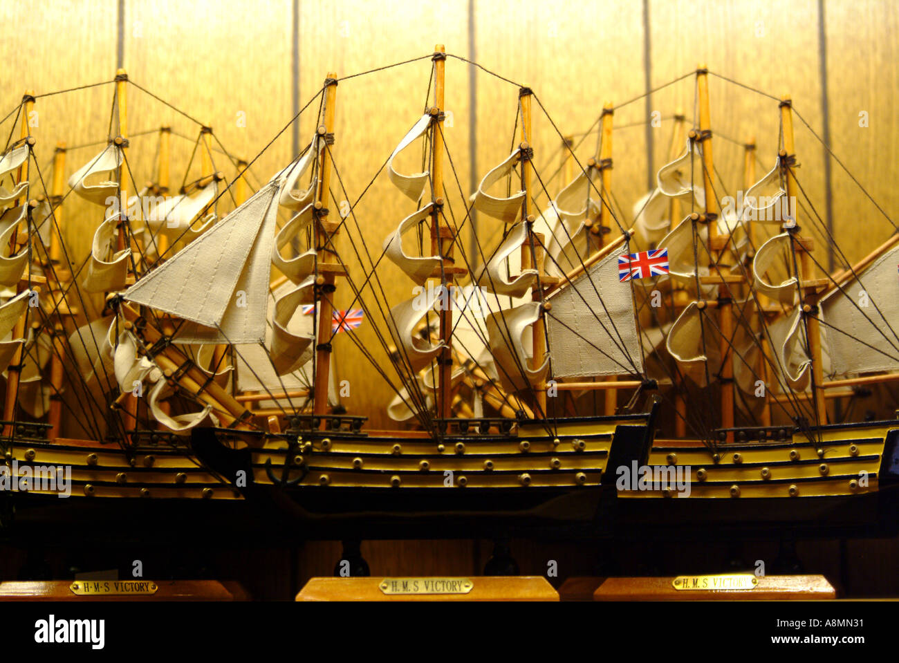 HMS Victory Gift Replica Stock Photo - Alamy