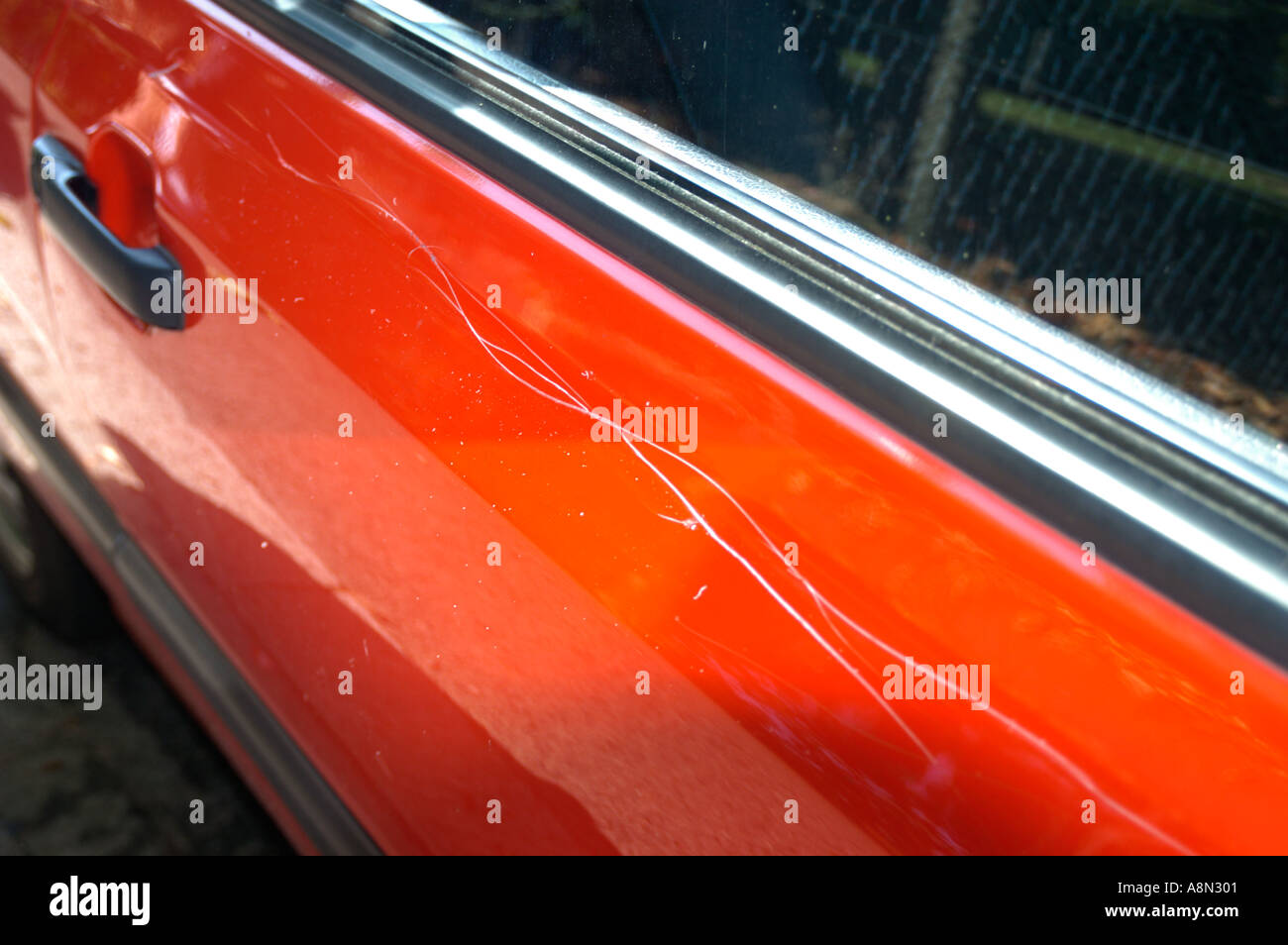 Car keyed hi-res stock photography and images - Alamy