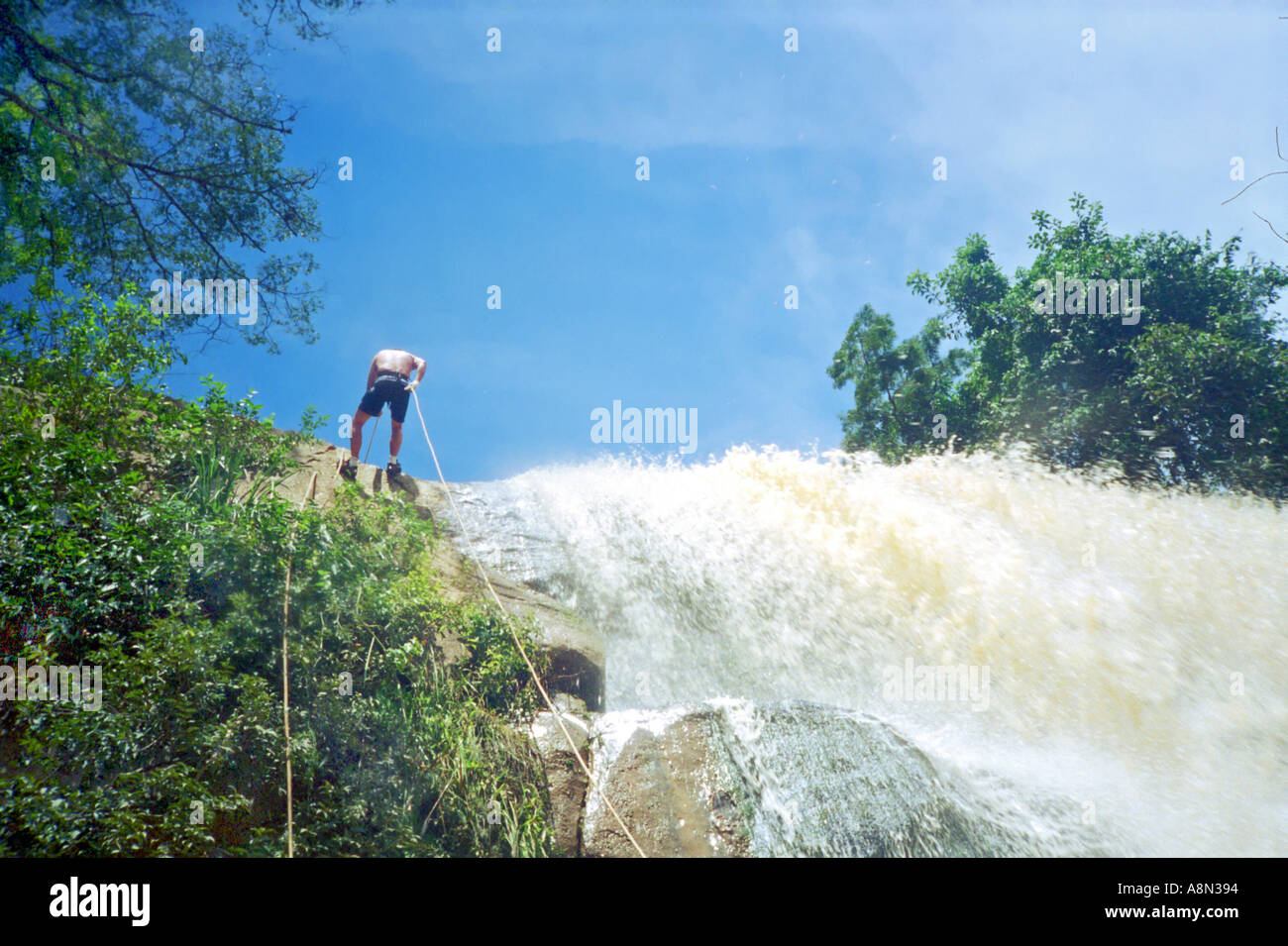 Rapel and waterfall hi-res stock photography and images - Alamy
