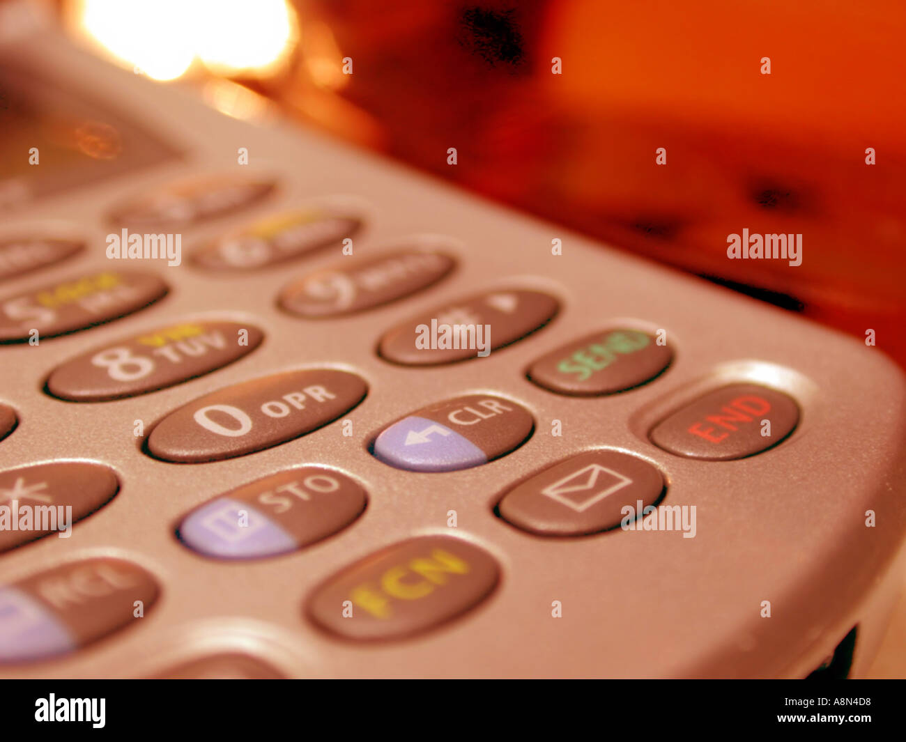 Keyboard of cellular phone Stock Photo - Alamy