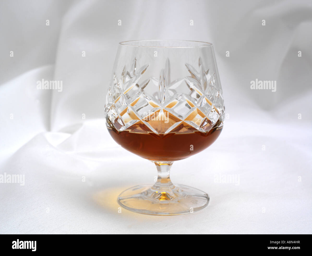 Glass of Brandy Stock Photo - Alamy