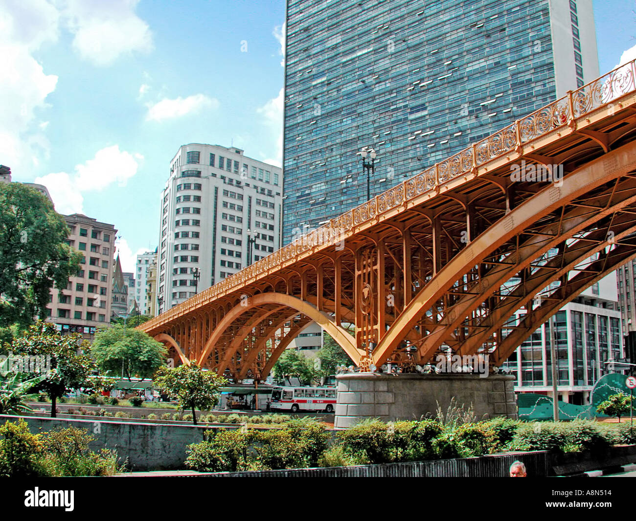 Viaduto do Cha downton Sao Paulo Brazil Stock Photo: 2250003 - Alamy