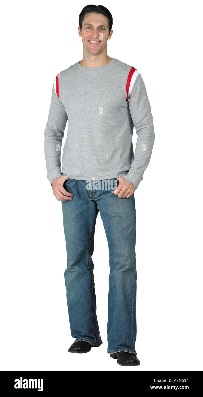 Thumbs in pockets hi-res stock photography and images - Alamy