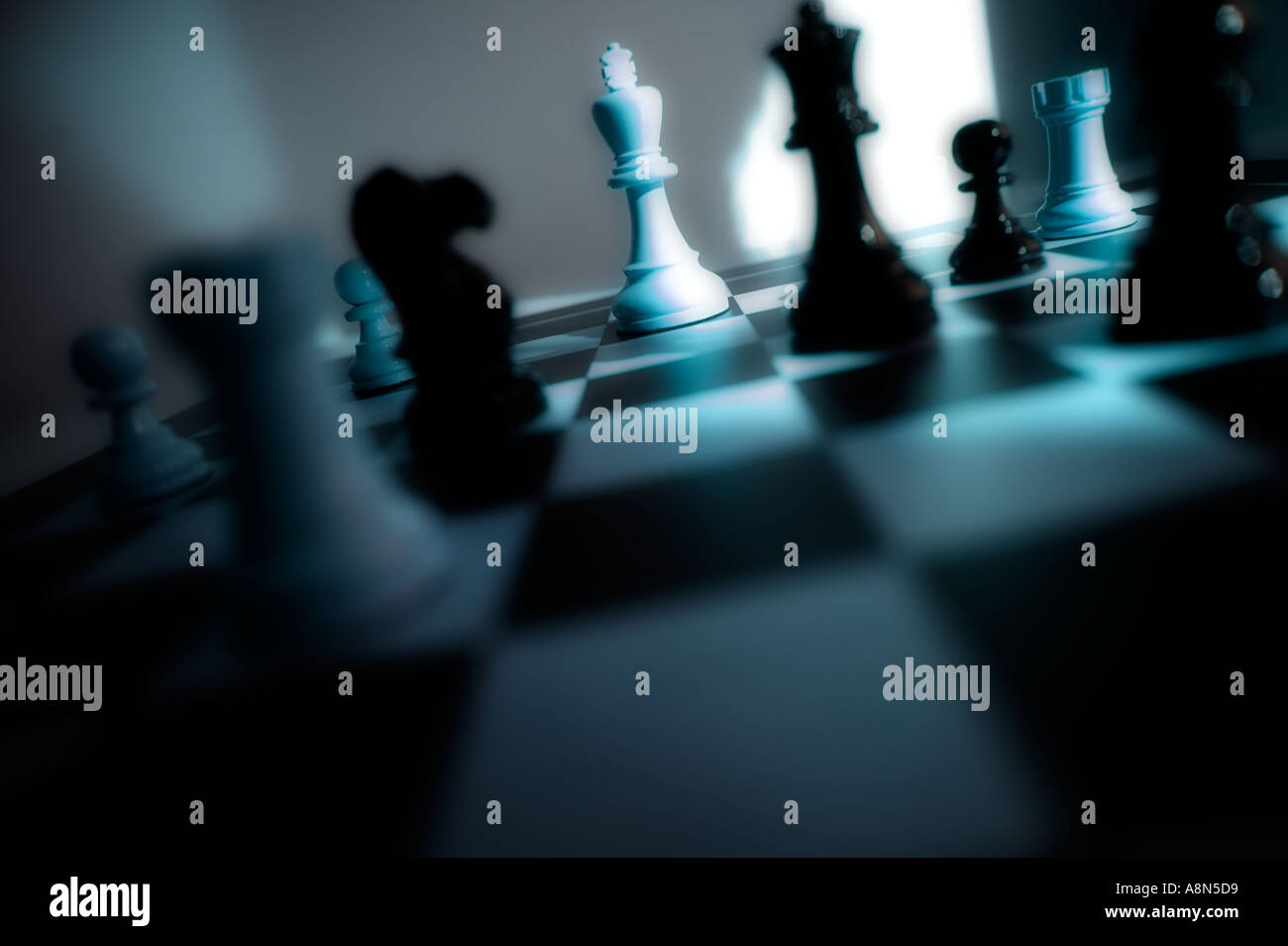 Still life of a chess game Stock Photo - Alamy