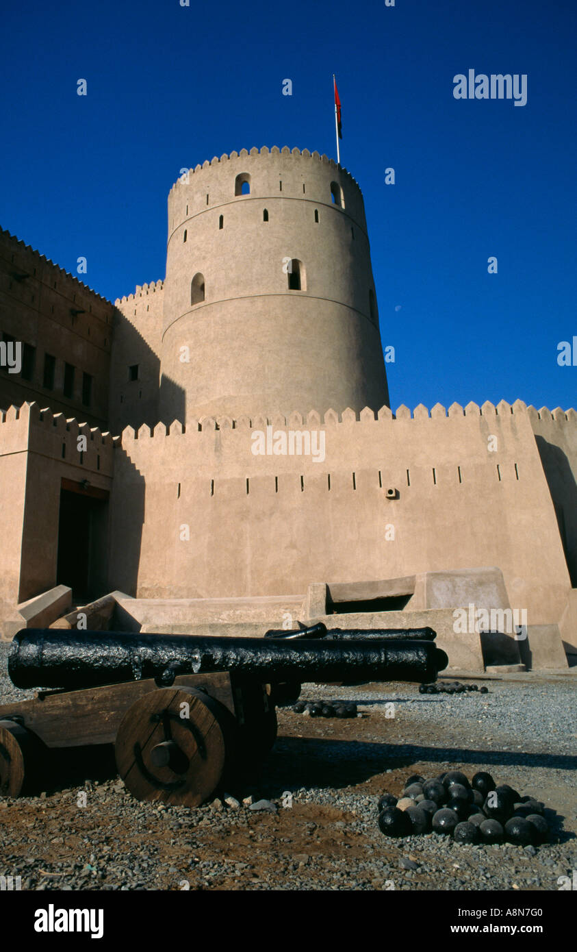 Rustaq Fort, Rustaq, Oman Stock Photo - Alamy