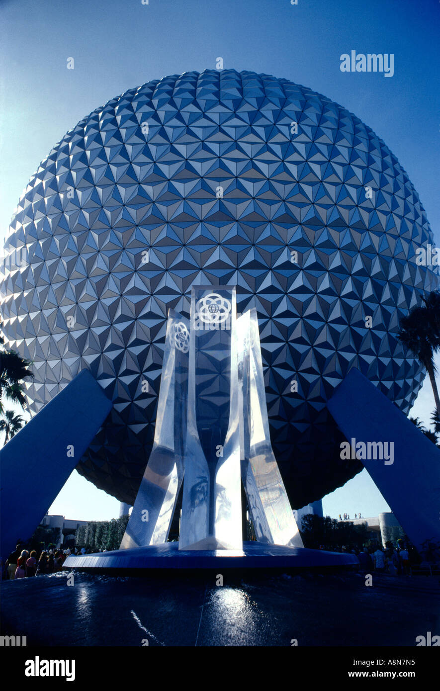 Florida USA Epcot Centre Spaceship Earth Stock Photo - Alamy