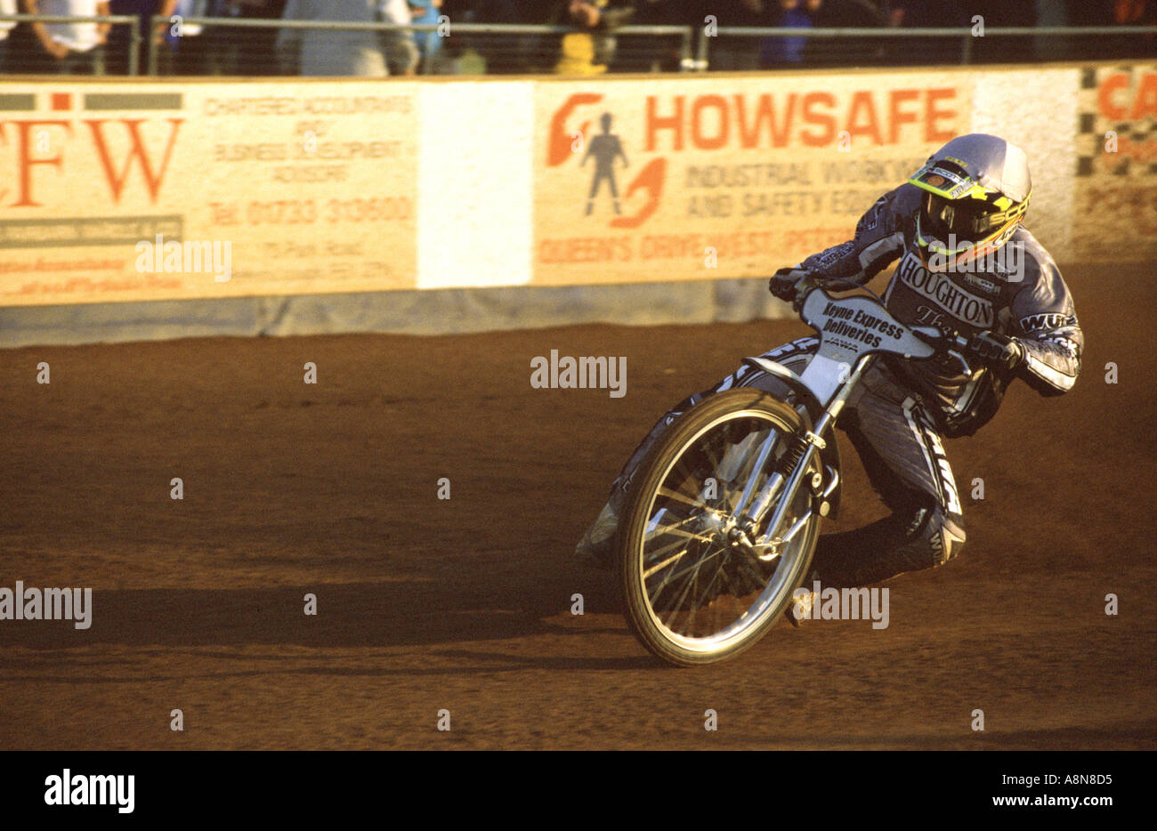 Speedway Racer, Peterborough Speedway, UK Stock Photo - Alamy