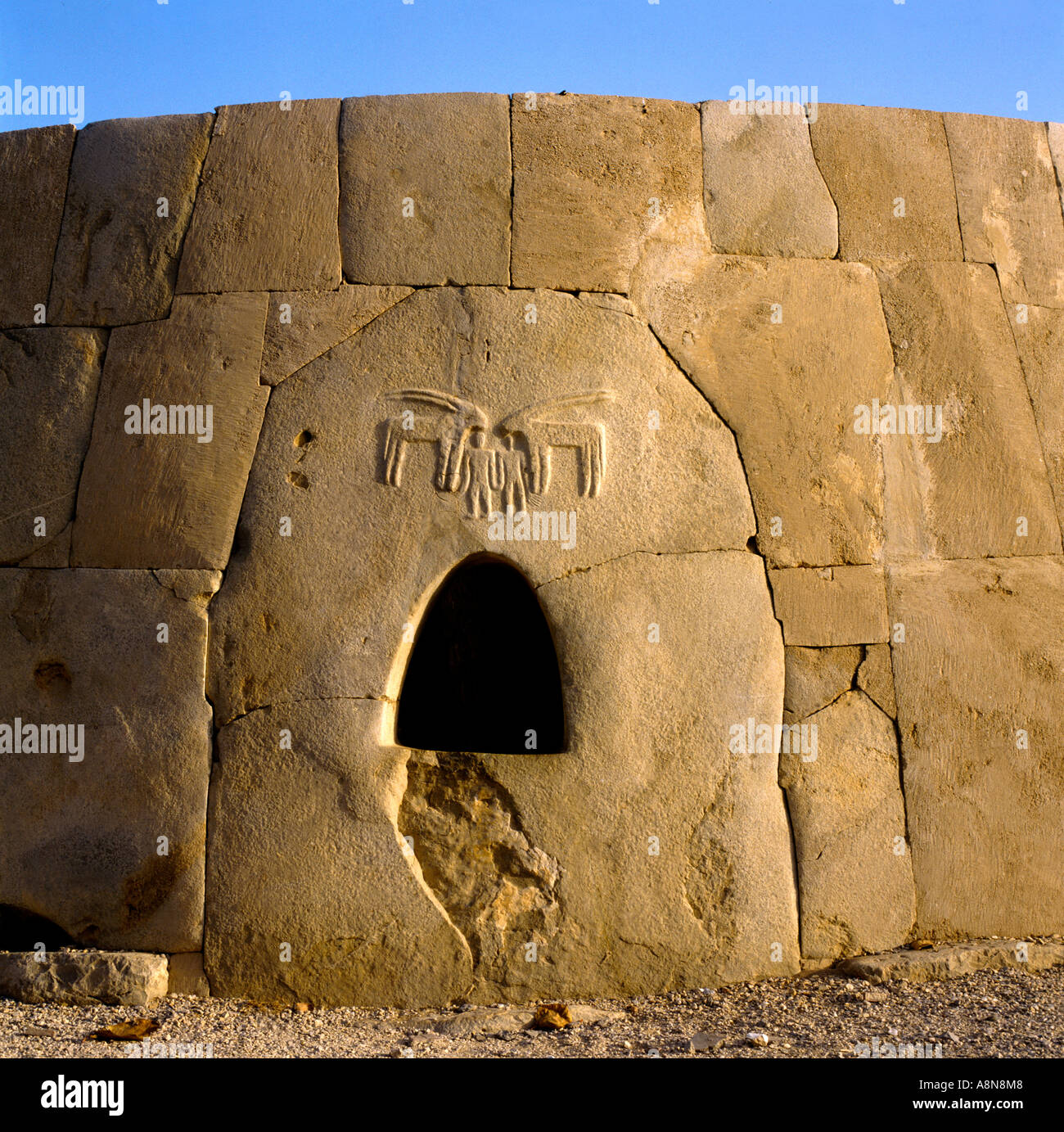Abu Dhabi UAE Al Ain Hili Grand Tomb in Hili Archaeological Park Stock ...