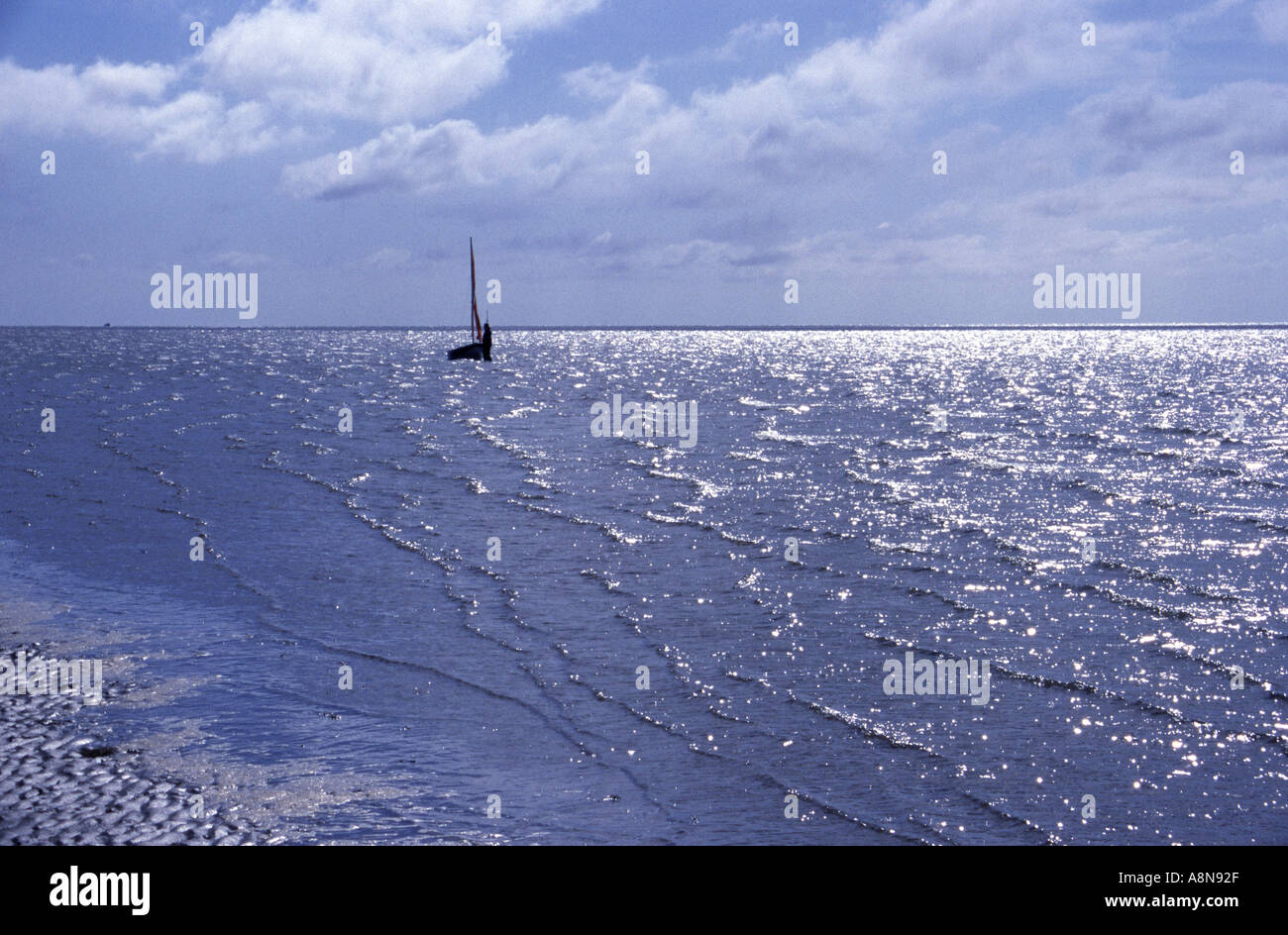 Boat at sea Stock Photo - Alamy