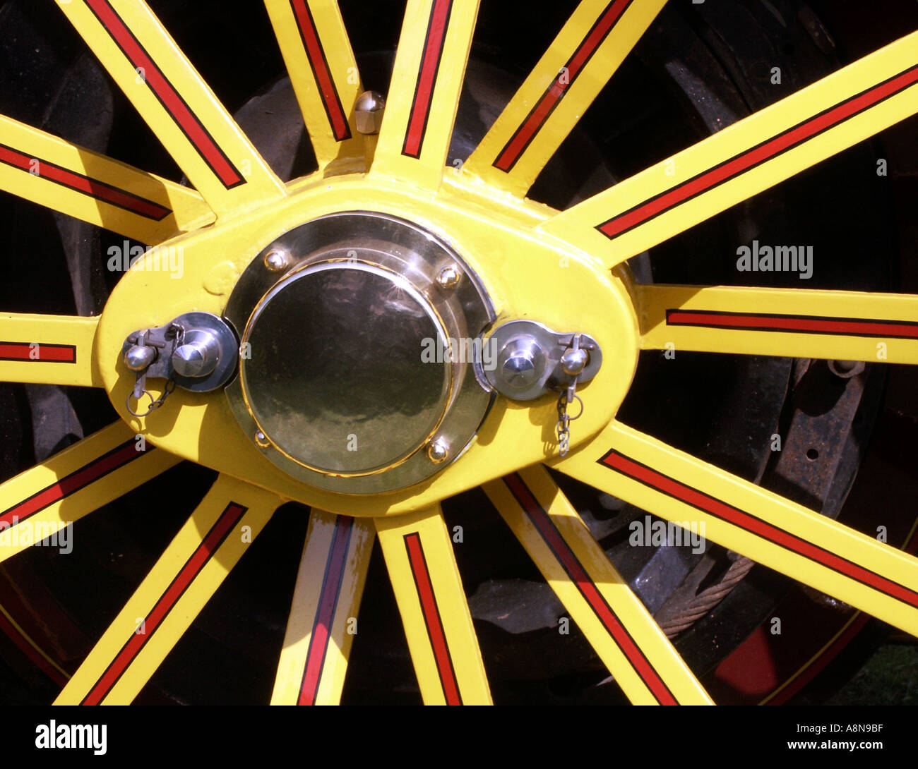 Colourful steam traction engine wheelEnglish history history of farming ...