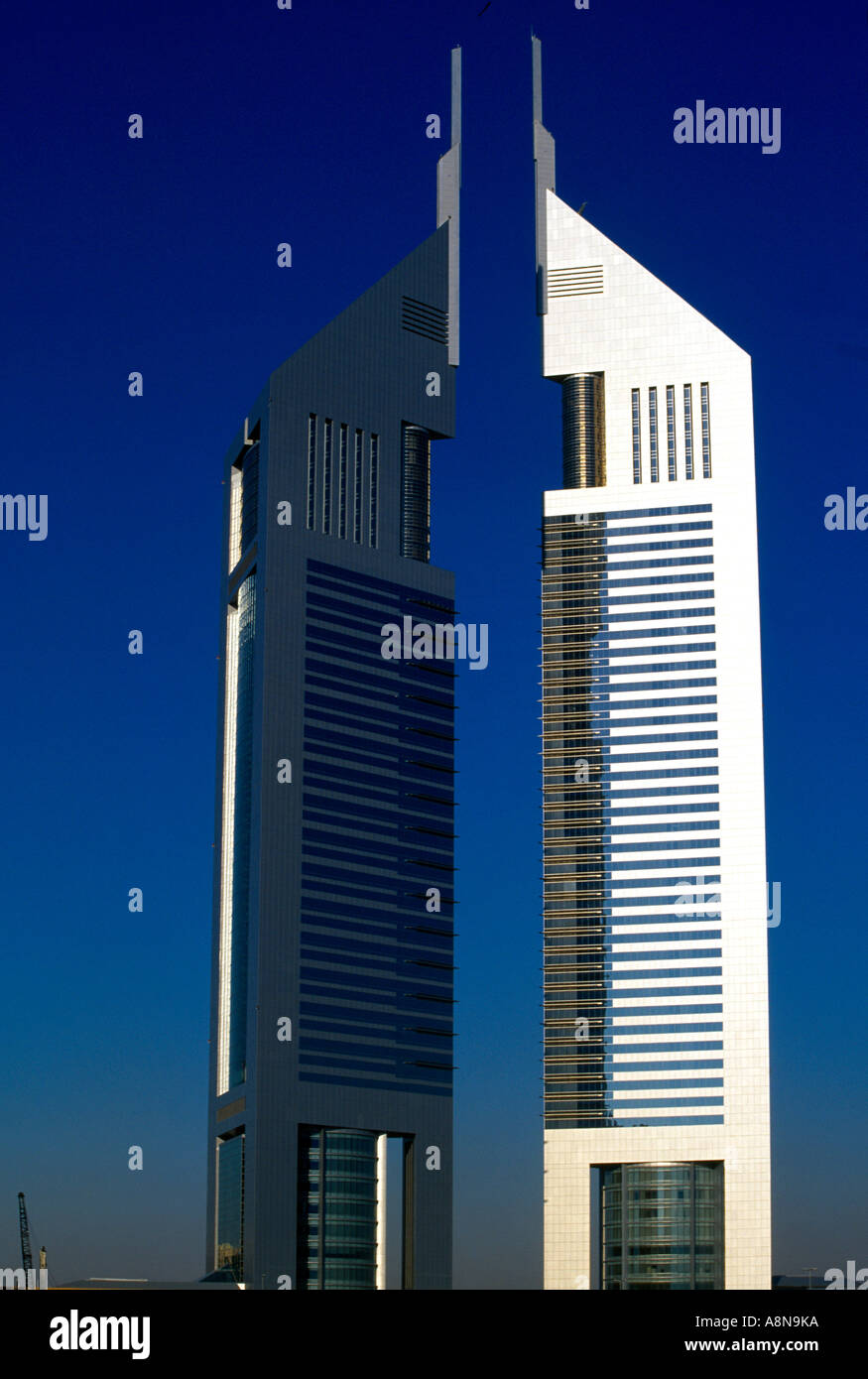 Dubai UAE Emirates Towers Stock Photo - Alamy