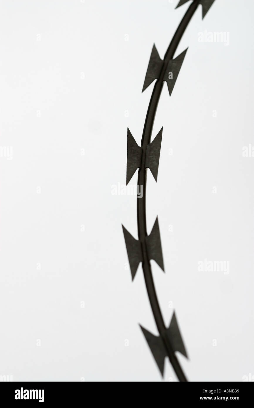 Razor wire injury hi-res stock photography and images - Alamy