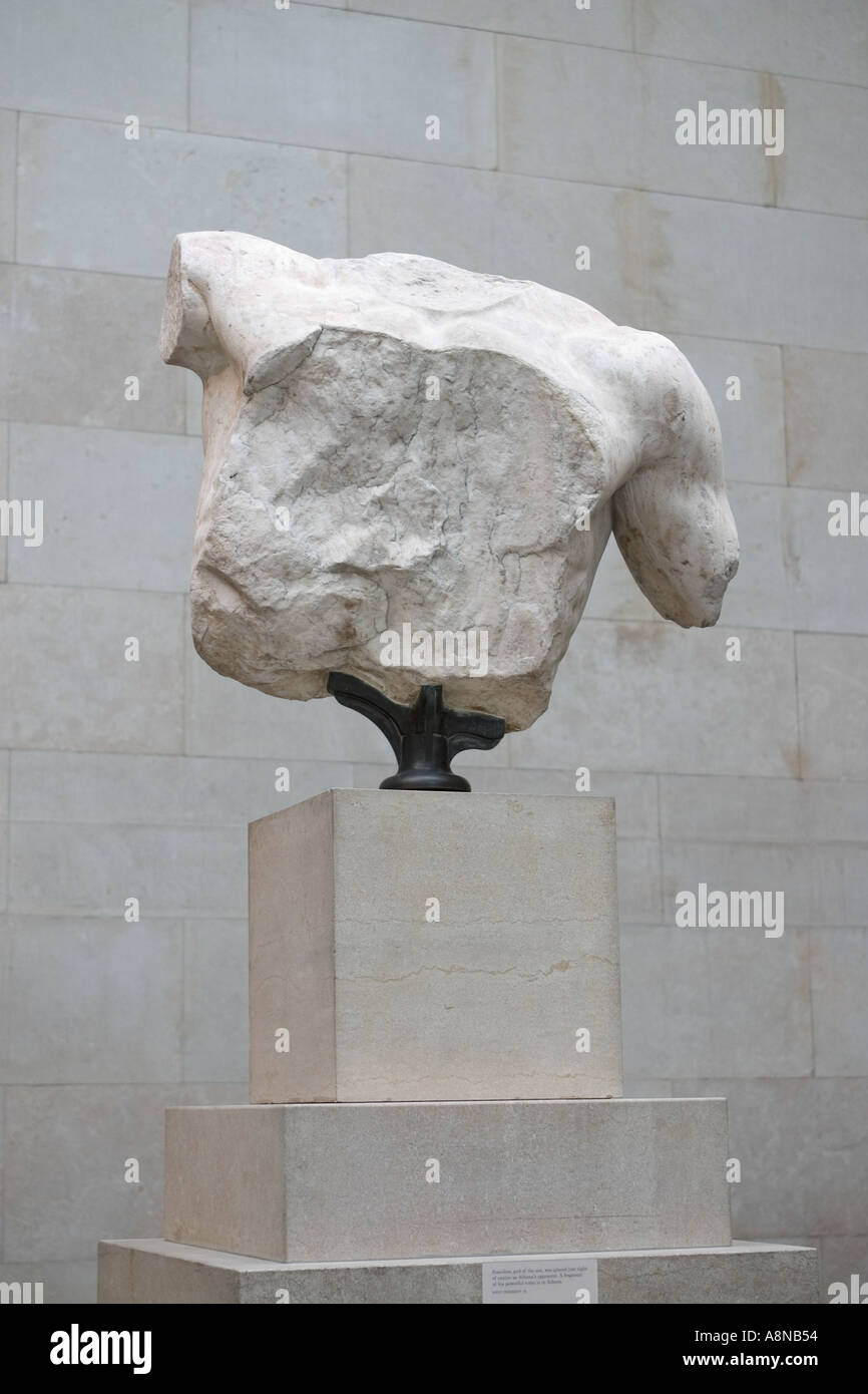 Elgin Marbles British Museum London England UK Stock Photo - Alamy