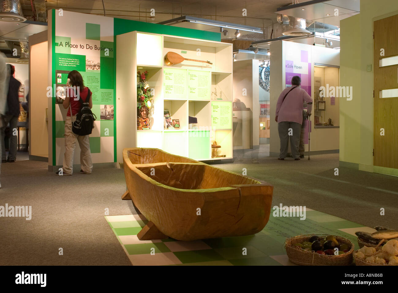 Hackney Museum London England UK Stock Photo - Alamy
