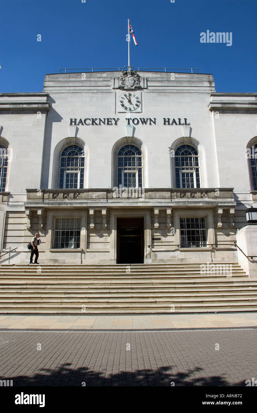 Hackney Town Hall London England UK Stock Photo - Alamy