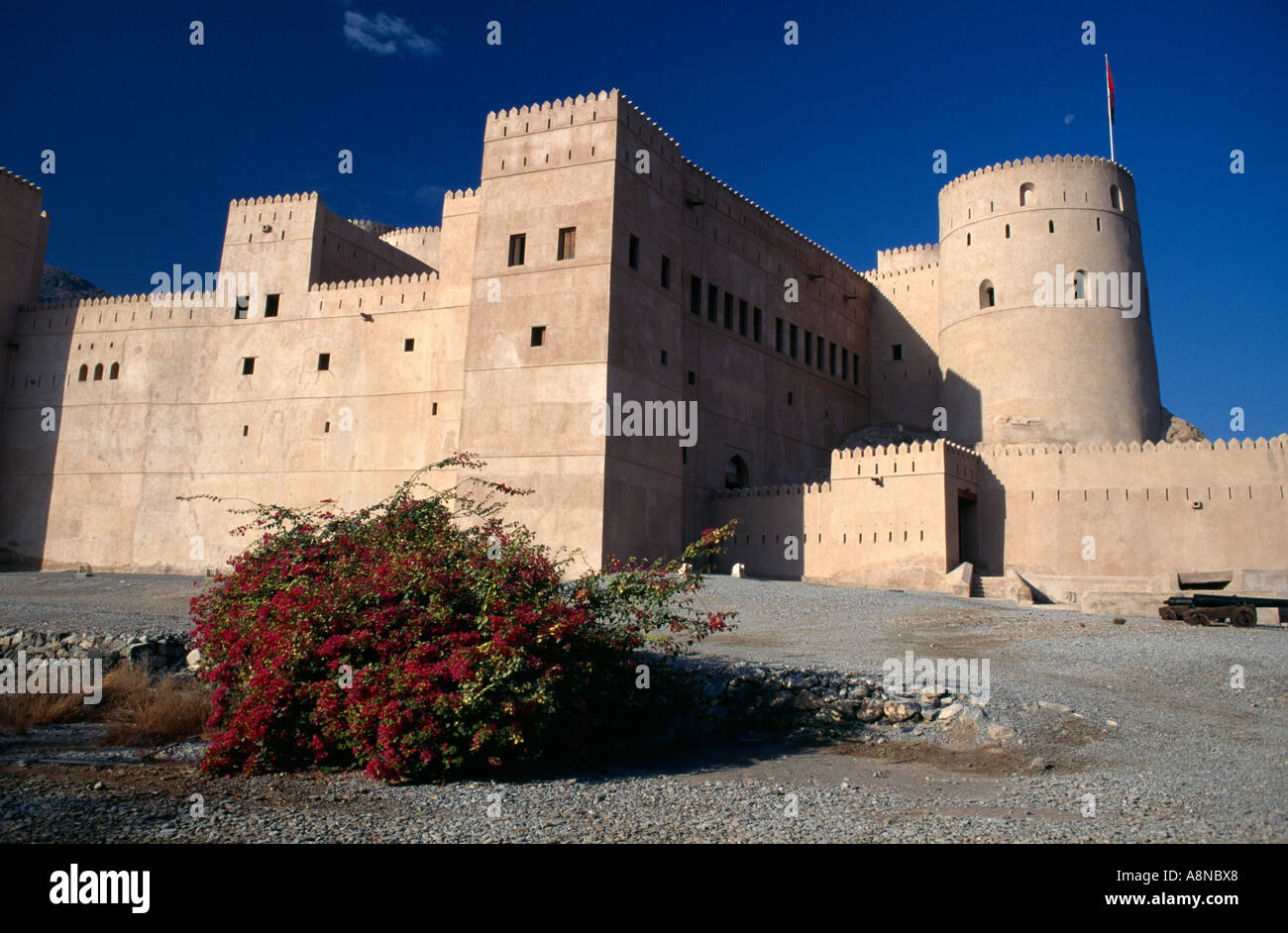 Oman rustaq rostaq fort castle hi-res stock photography and images - Alamy