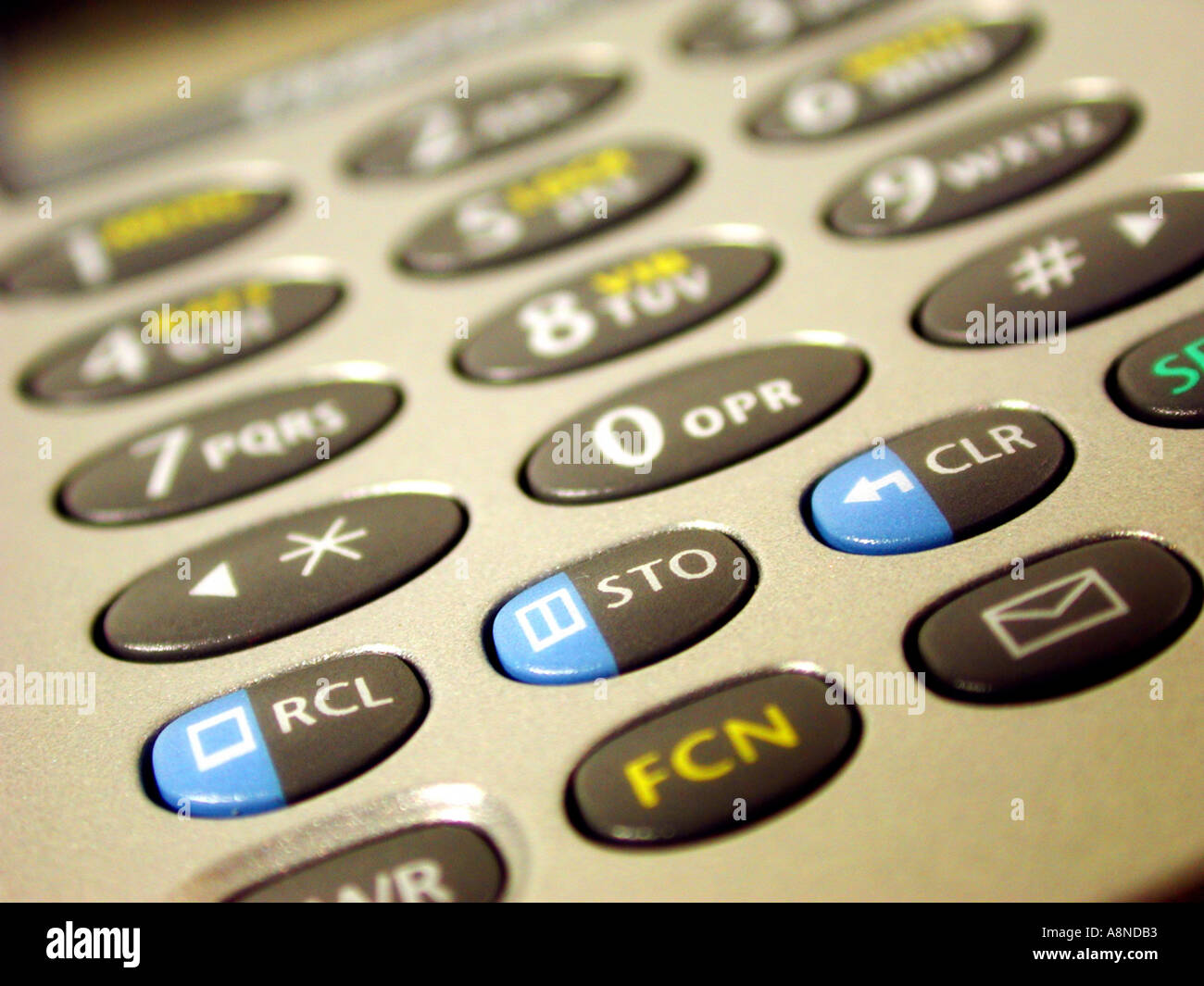 Cellular telephone keyboard Stock Photo - Alamy