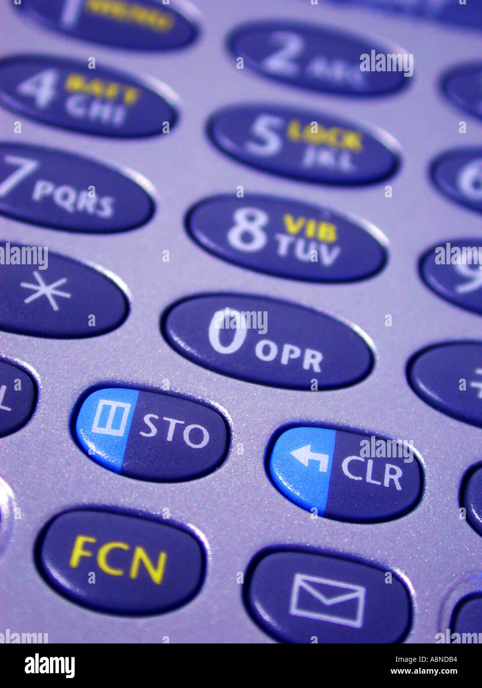 Cellular telephone keyboard Stock Photo - Alamy