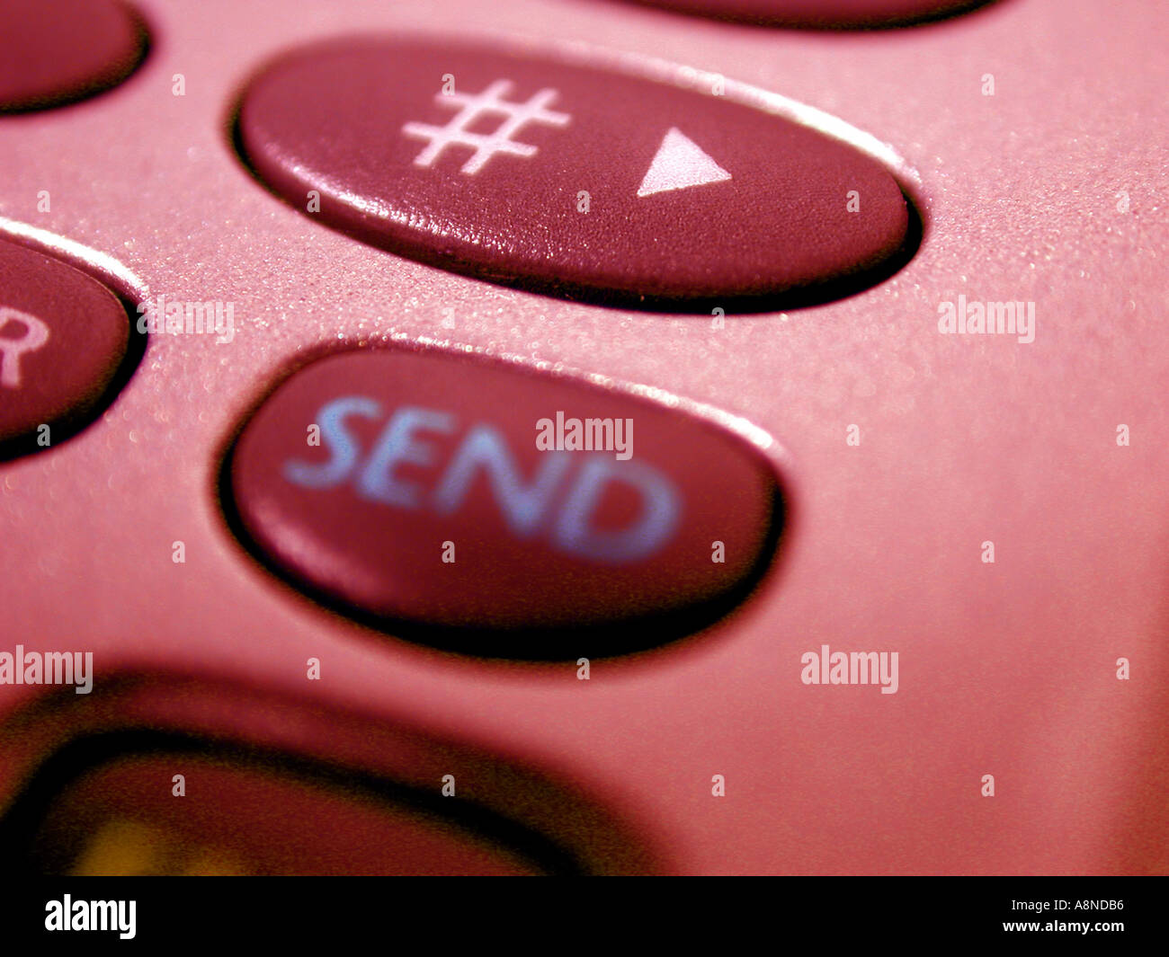 Cellular telephone keyboard Stock Photo - Alamy