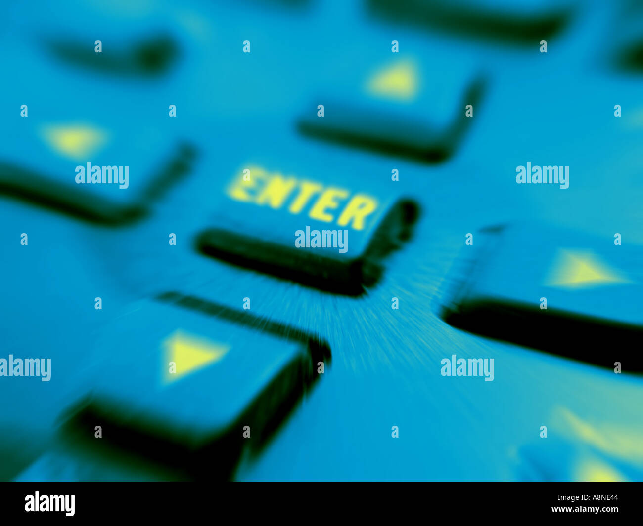 Remote control keyboard Stock Photo - Alamy