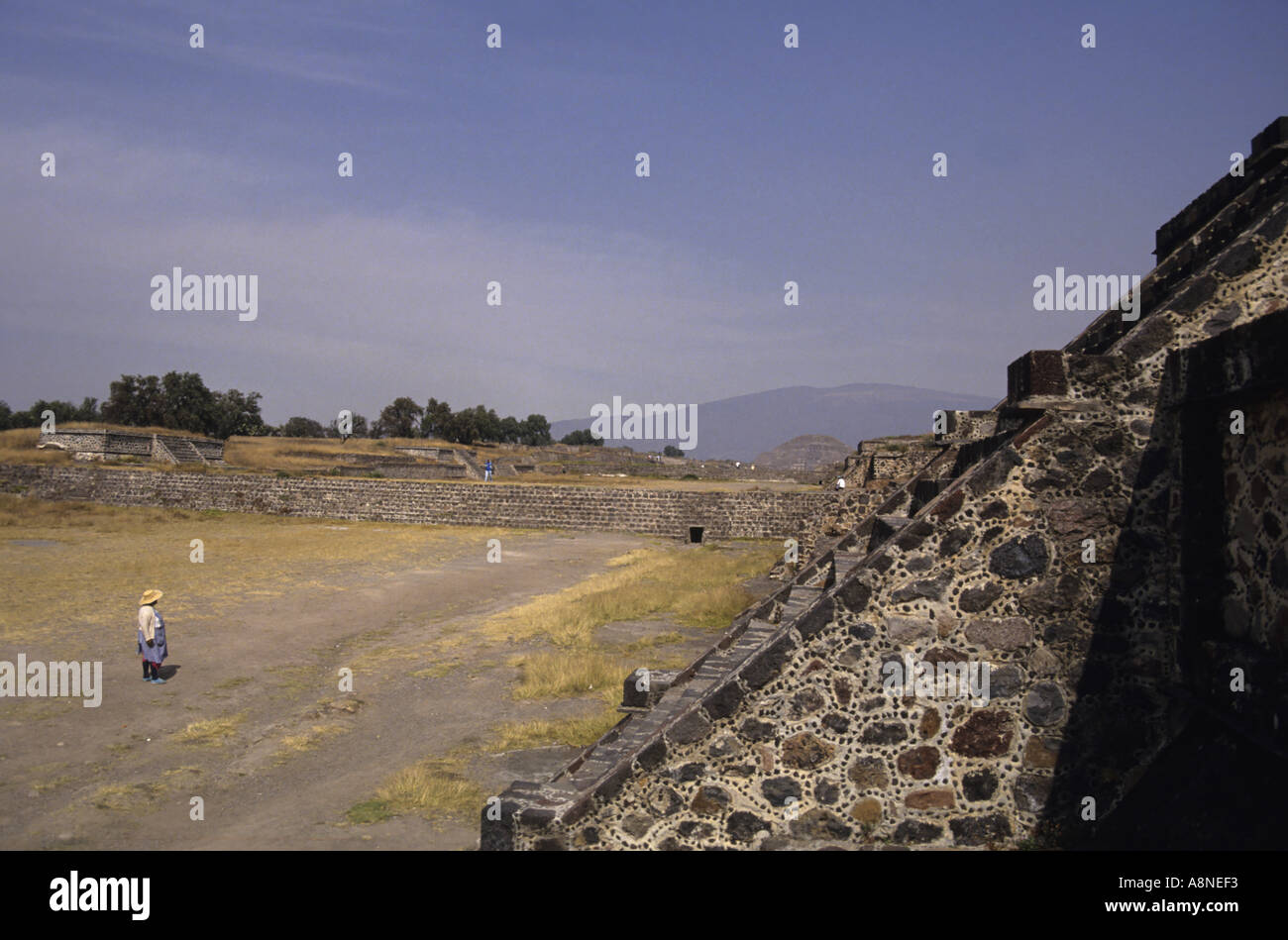 Mexico Teotihuacán Pyramid Of The Sun Stock Photo - Alamy