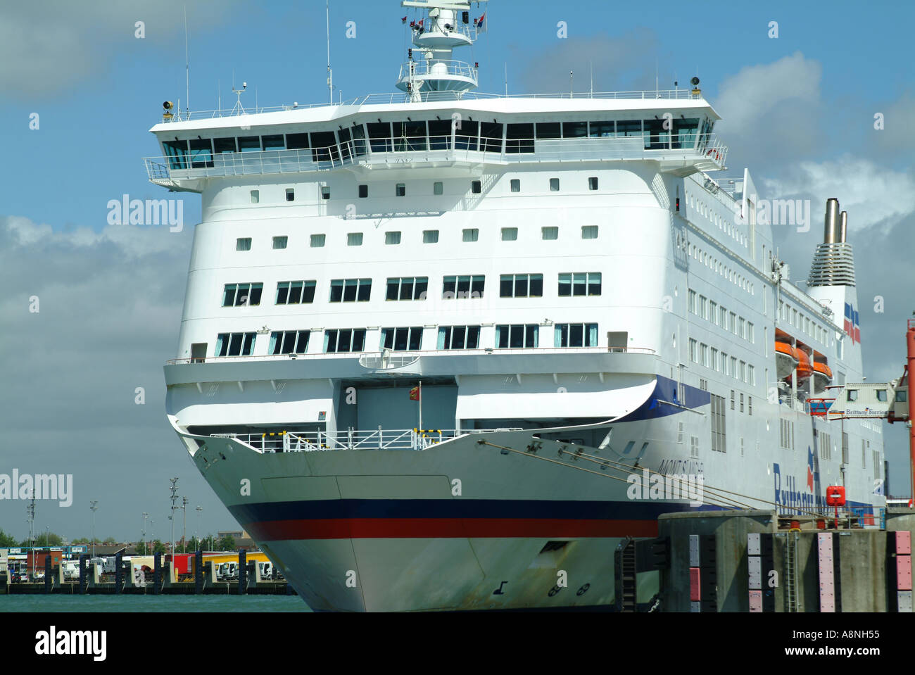 Cross Channel Ferry U.K Stock Photo - Alamy