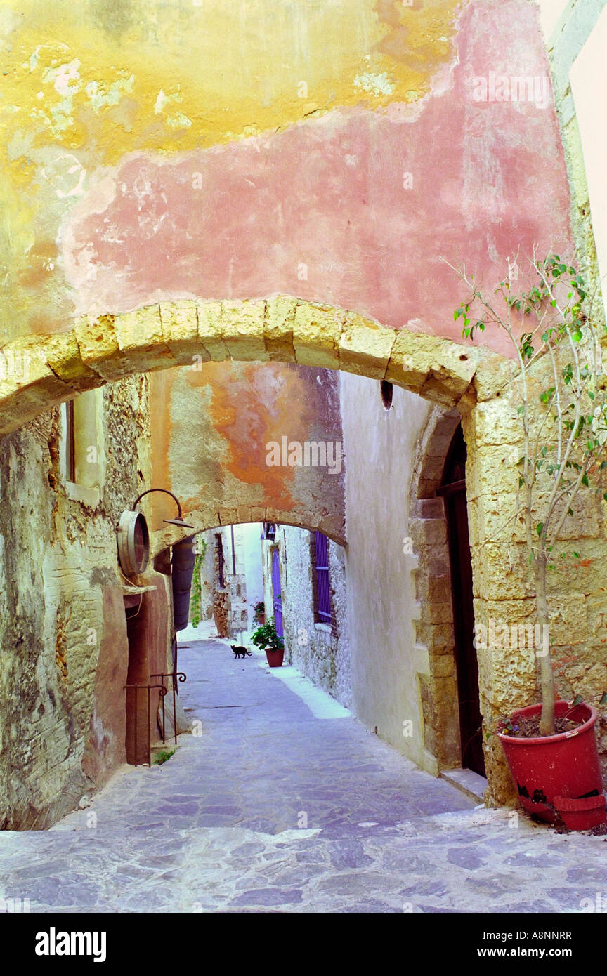 Old town - Chania, Crete, GREECE Stock Photo - Alamy