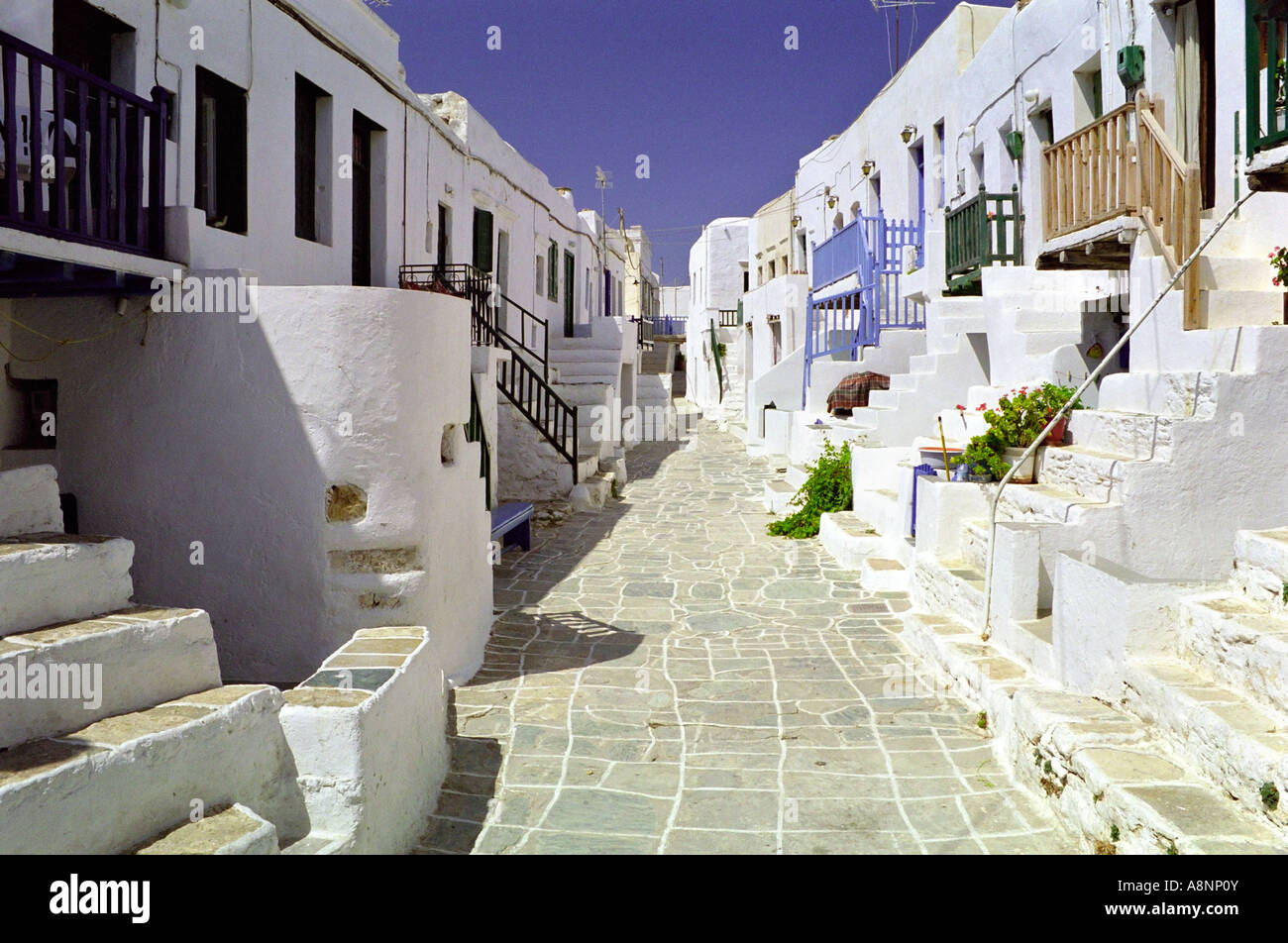 The Castro - Chora, Folegandros, GREECE Stock Photo - Alamy