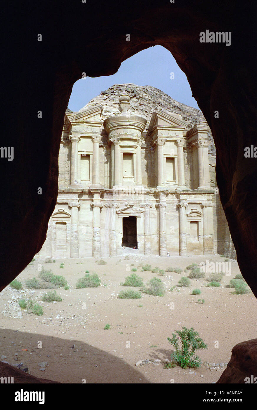 The Monastery (Al Deir) - Petra JORDAN Stock Photo - Alamy