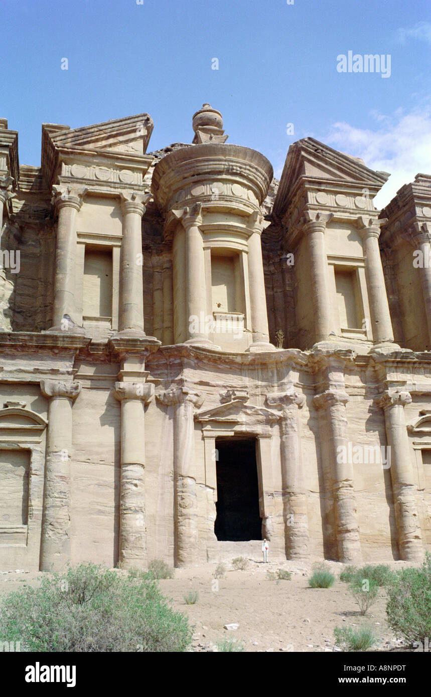 The Monastery (Al Deir) - Petra, JORDAN Stock Photo - Alamy