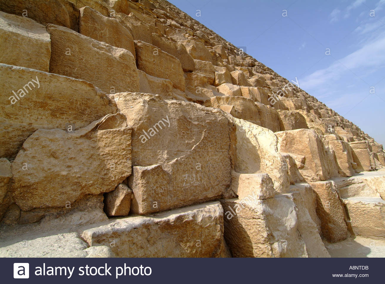 Entrance Great Pyramid Giza Stock Photos & Entrance Great Pyramid Giza ...