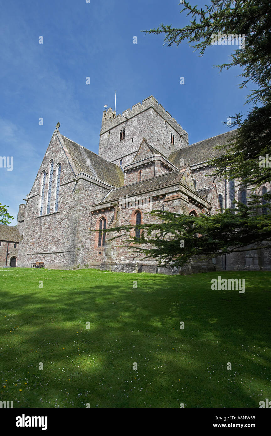 The Cathedral Church of St John the Evangelist, Brecon, Wales, UK Stock ...