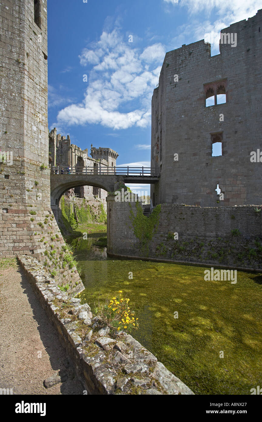 Raglan Castle, Monmouthshire, Wales, UK Stock Photo - Alamy