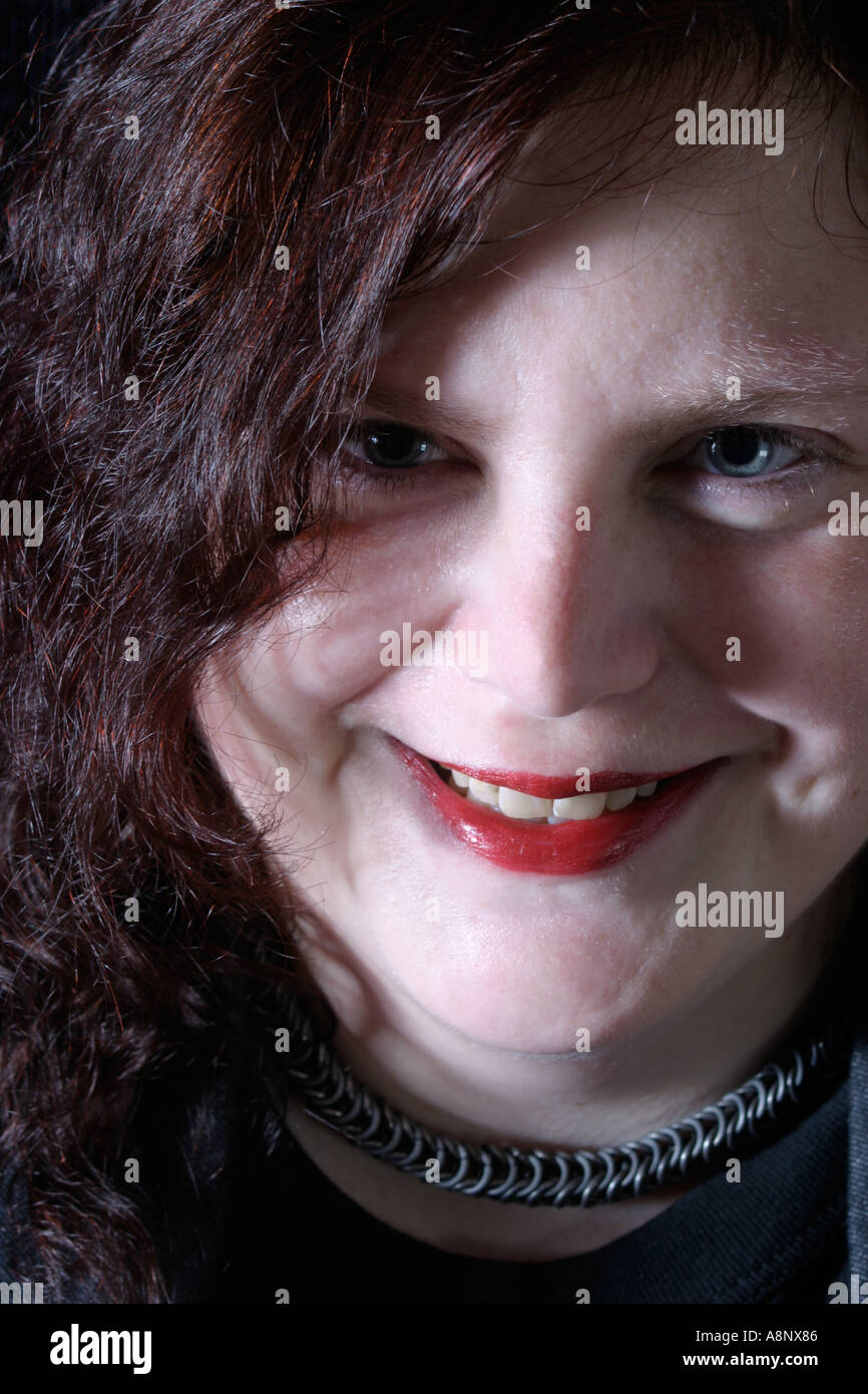 beautiful smiling happy fat woman Stock Photo - Alamy