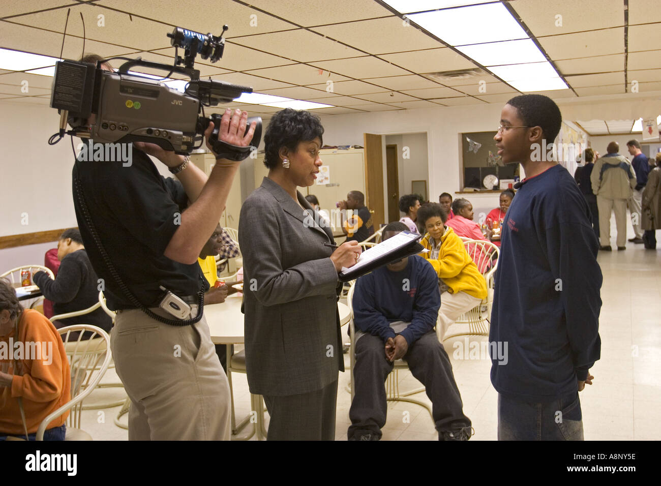 Reporter And Interview High Resolution Stock Photography and Images - Alamy