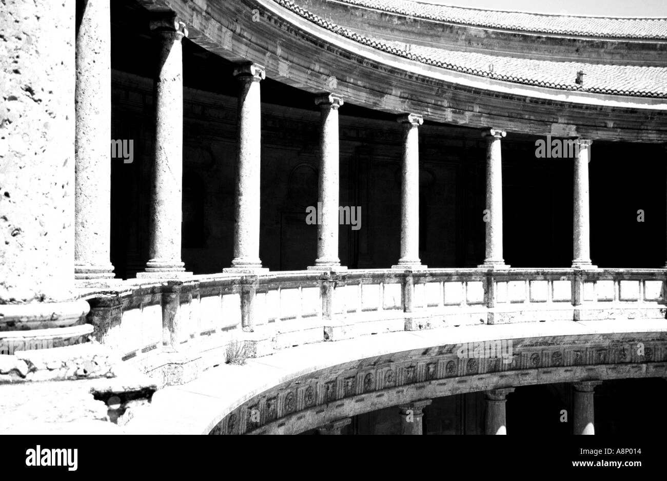 Spain granada alhambra travel Black and White Stock Photos & Images - Alamy