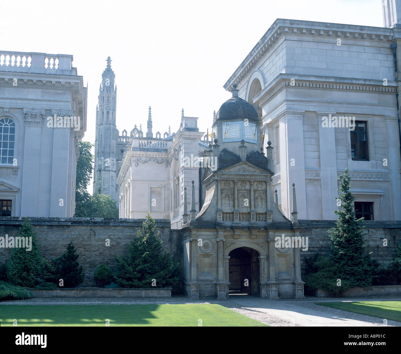 Gonville and Caius College Court Cambridge University Stock Photo - Alamy