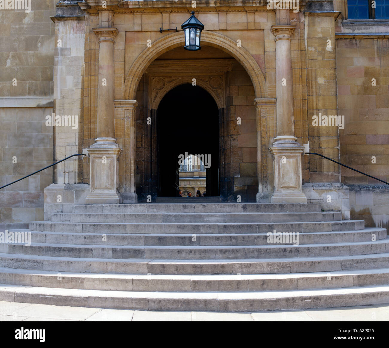 College Steps Cambridge University Stock Photo - Alamy