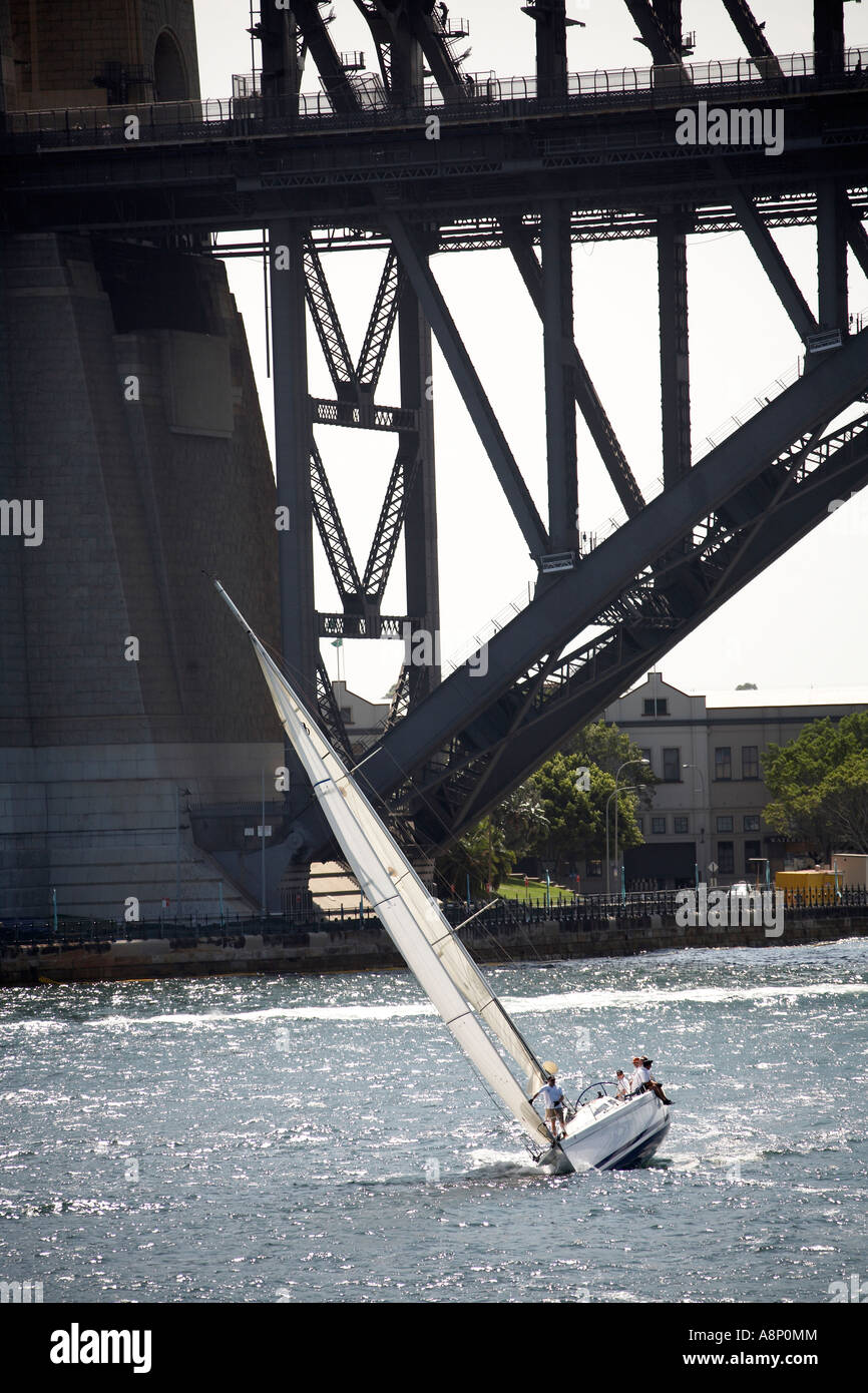 Bridge over harbour bridge hi-res stock photography and images - Alamy