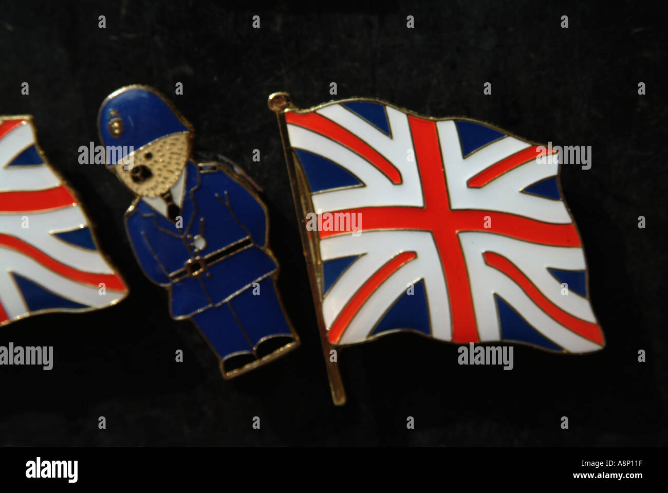 Fridge magnet depicting the Union Jack British national emblem flag ...