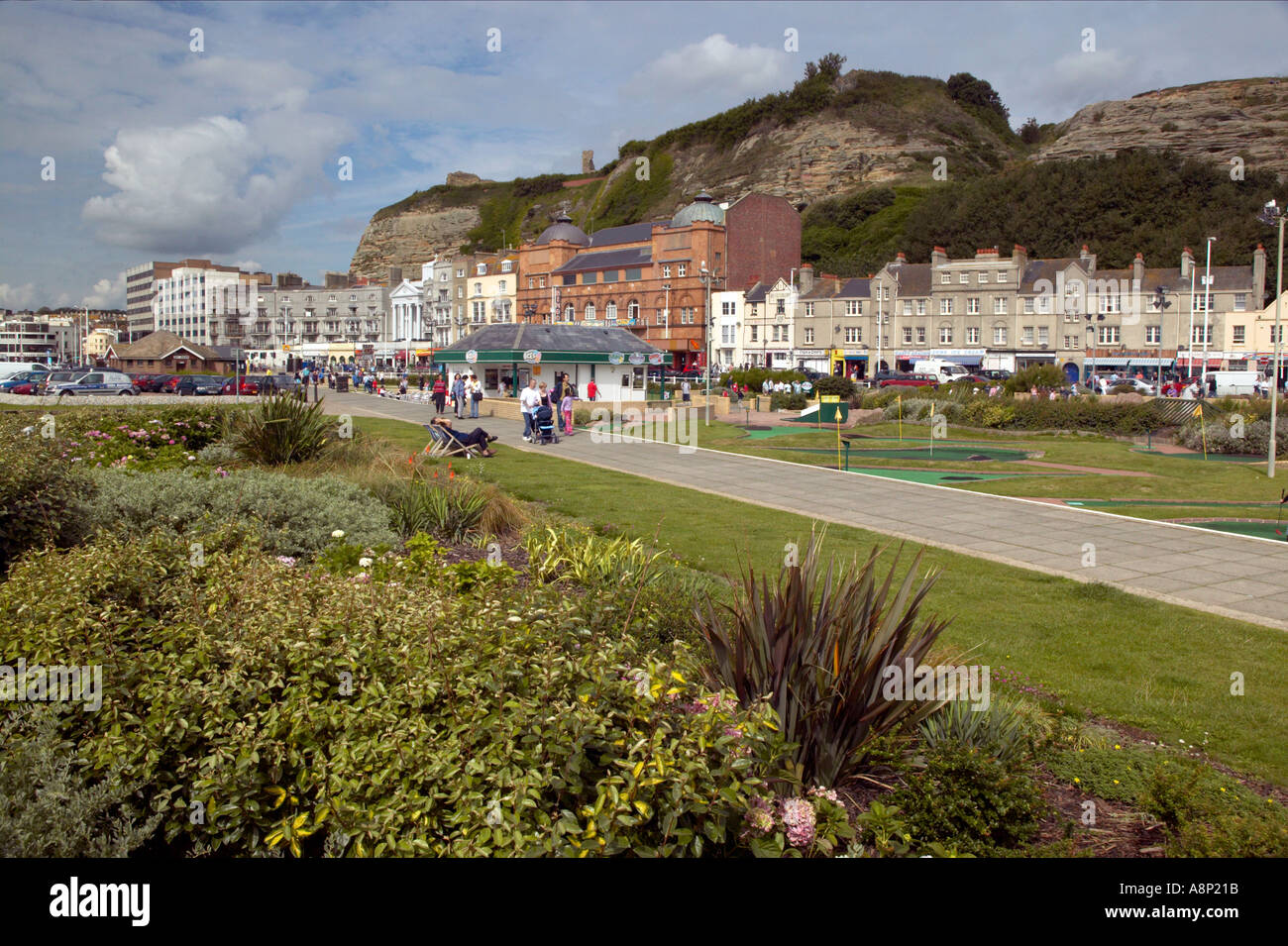 The Stade at Hastings Shown are the miniature golf course gardens the ...