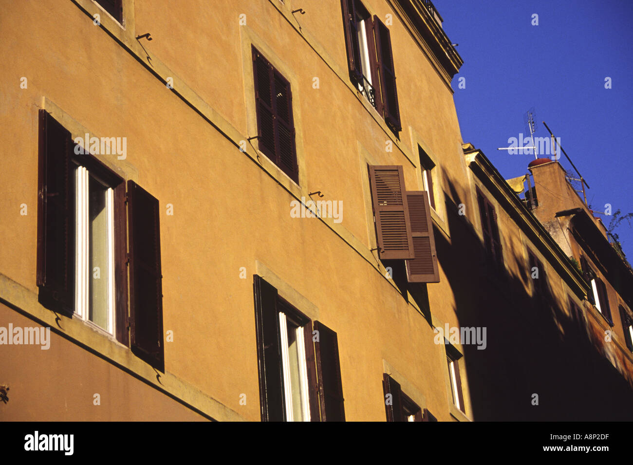 Italy Rome Rome City The typical architecture and colours of Italian ...