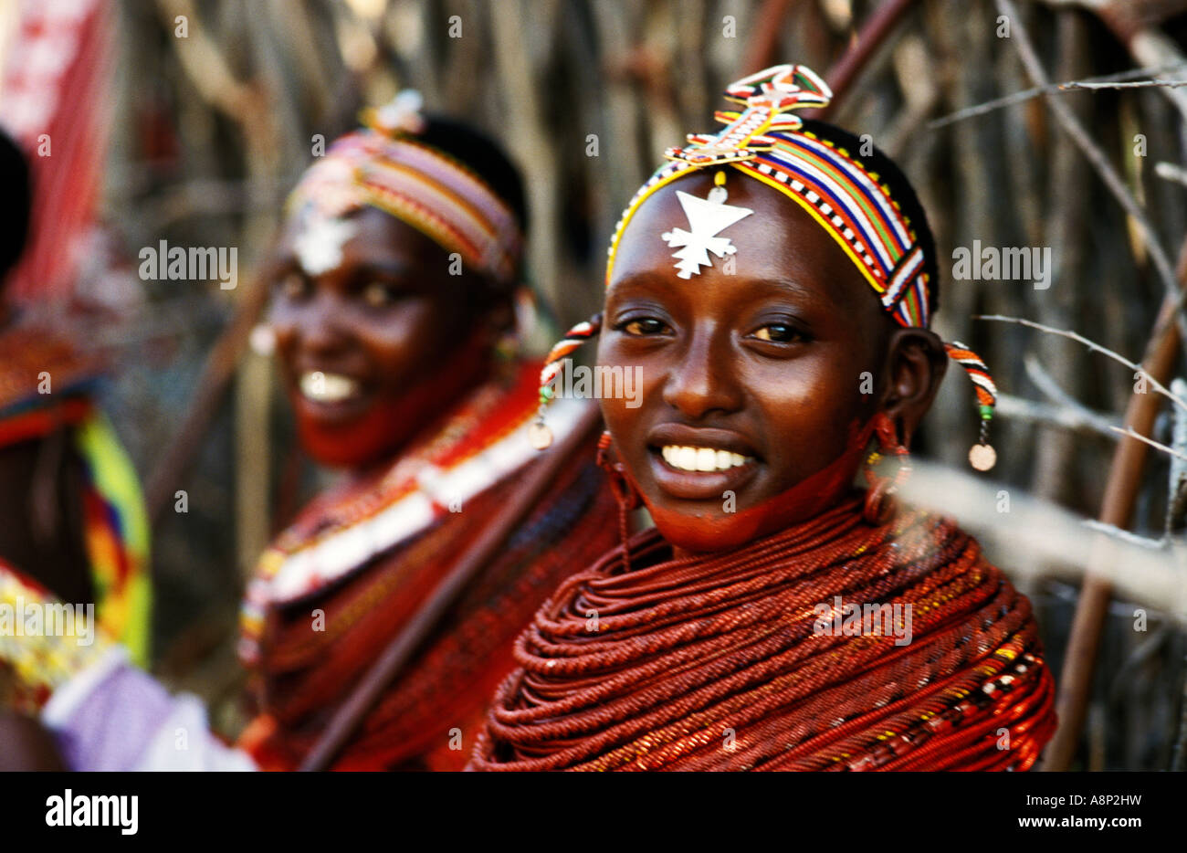 Samburu girl at wedding hi-res stock photography and images - Alamy